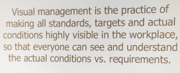 Visual Management – Michel Baudin's Blog
